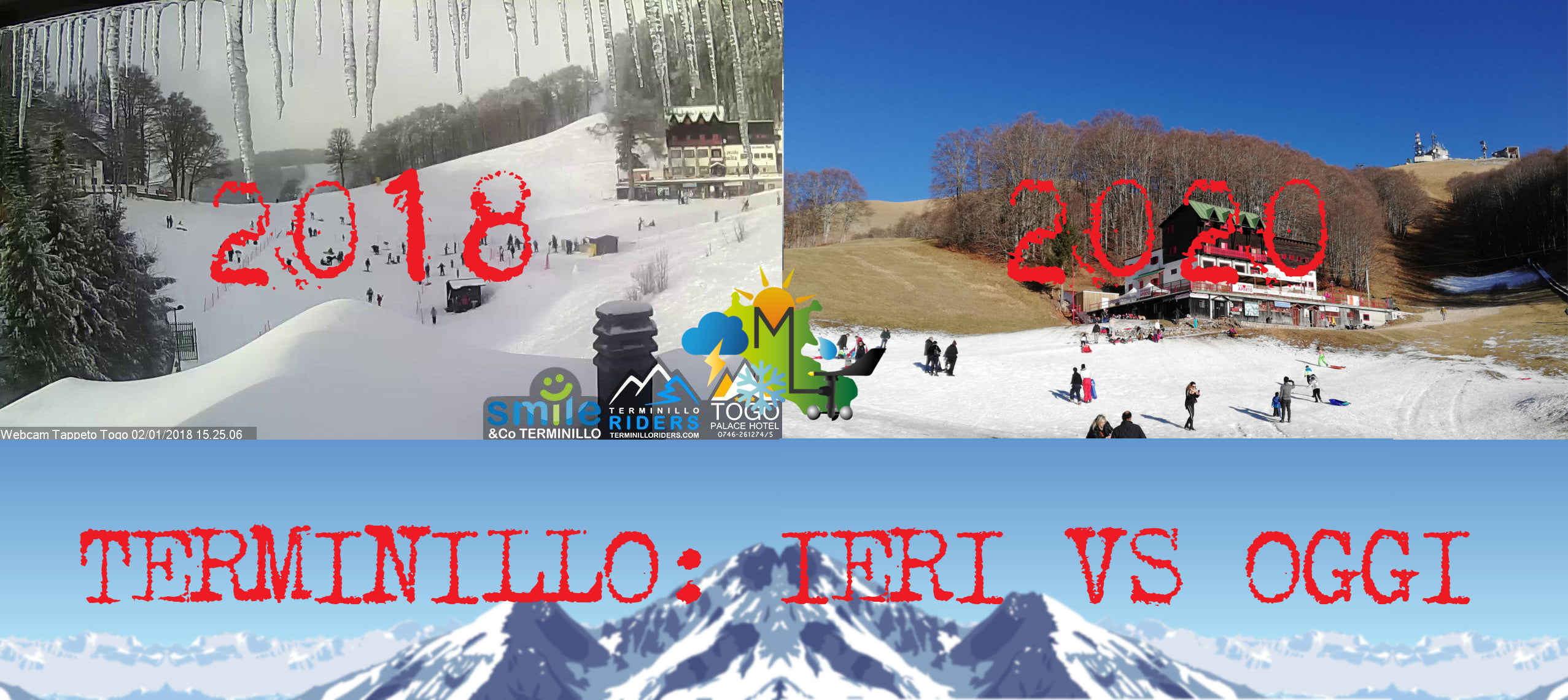 2 Gennaio 2018 vs 2020: ecco le condizioni della neve sul Terminillo ...