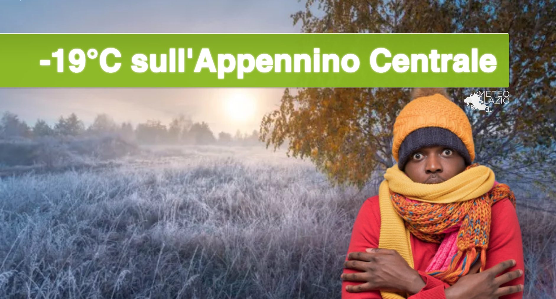 MATTINATA GHIACCIATA con termometri SOTTOZERO e forti inversioni termiche - tutti i dettagli ...