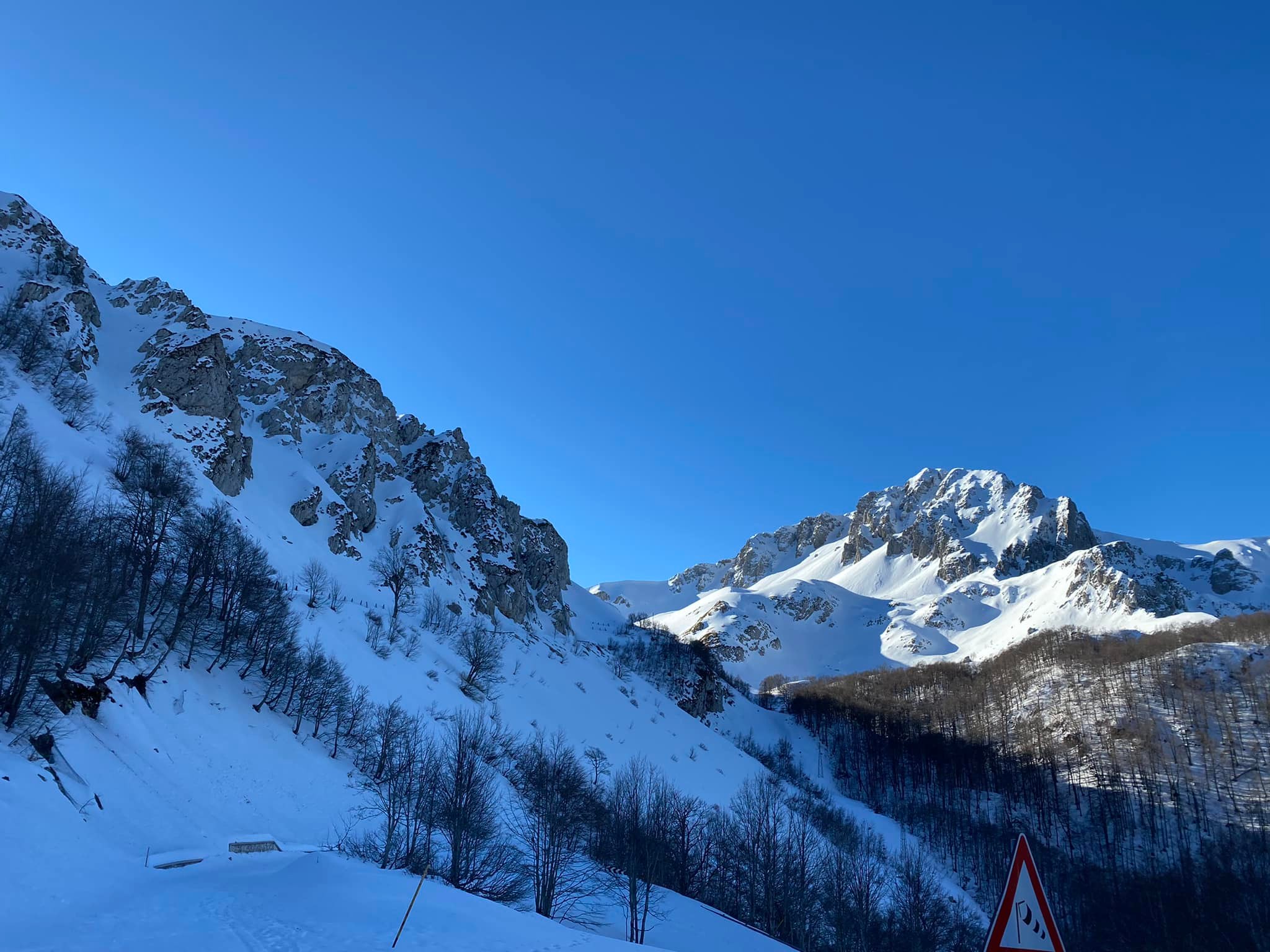 ABBONDA LA NEVE a NORD del TERMINILLO, malgrado le temperature elevate ...