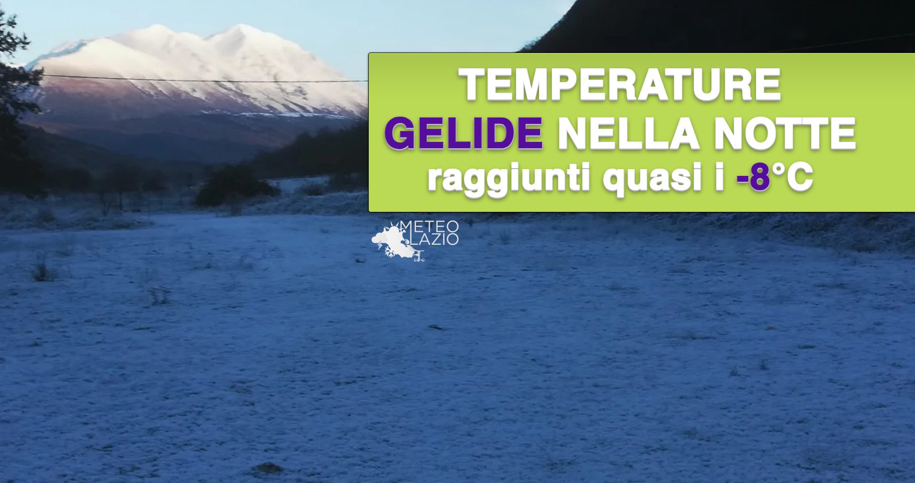 Alta pressione e minime gelide? Ecco cosa può accadere in inverno nel Lazio - Meteo Regione Lazio